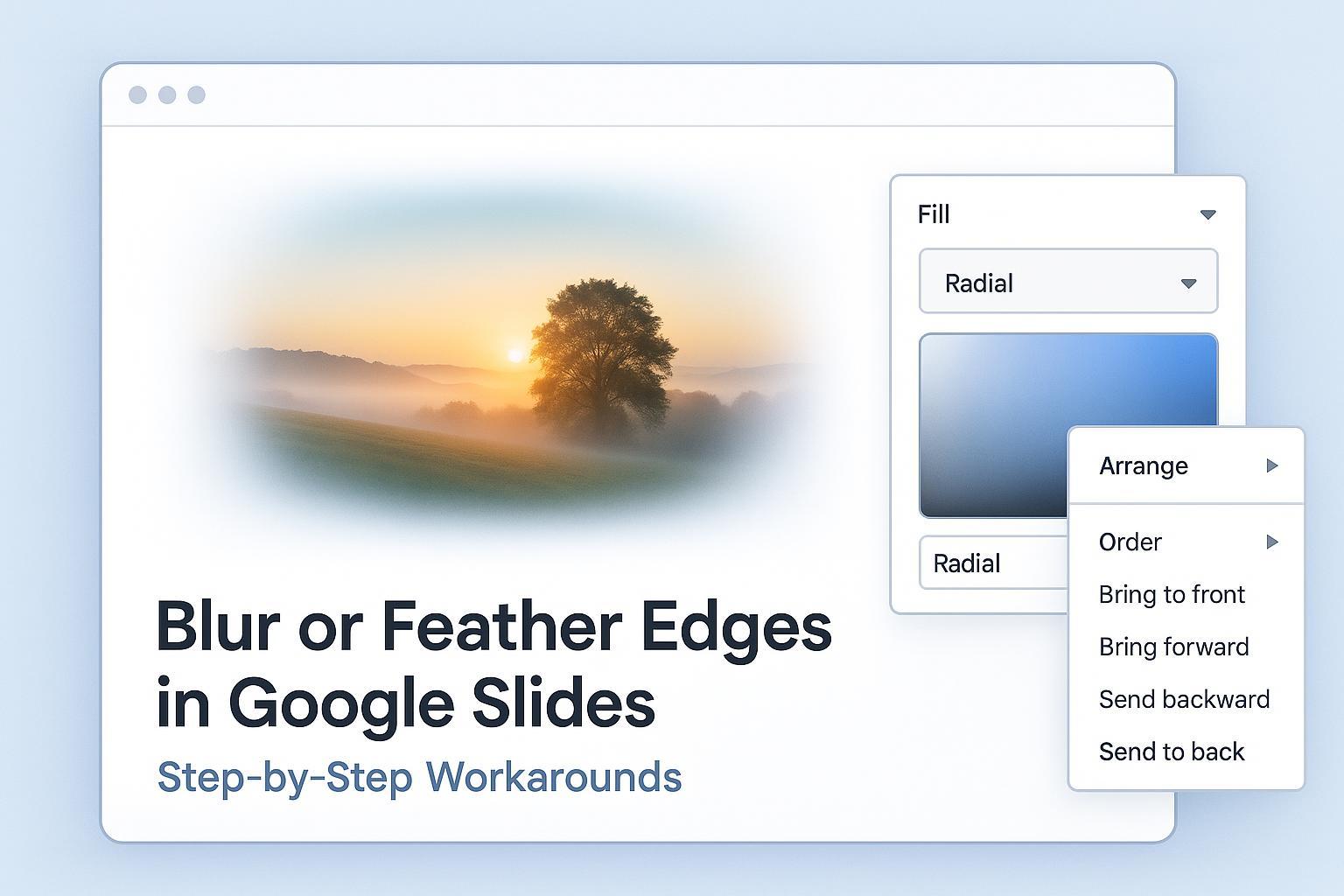 How to Blur or Feather Edges in Google Slides: Step-by-Step Guide