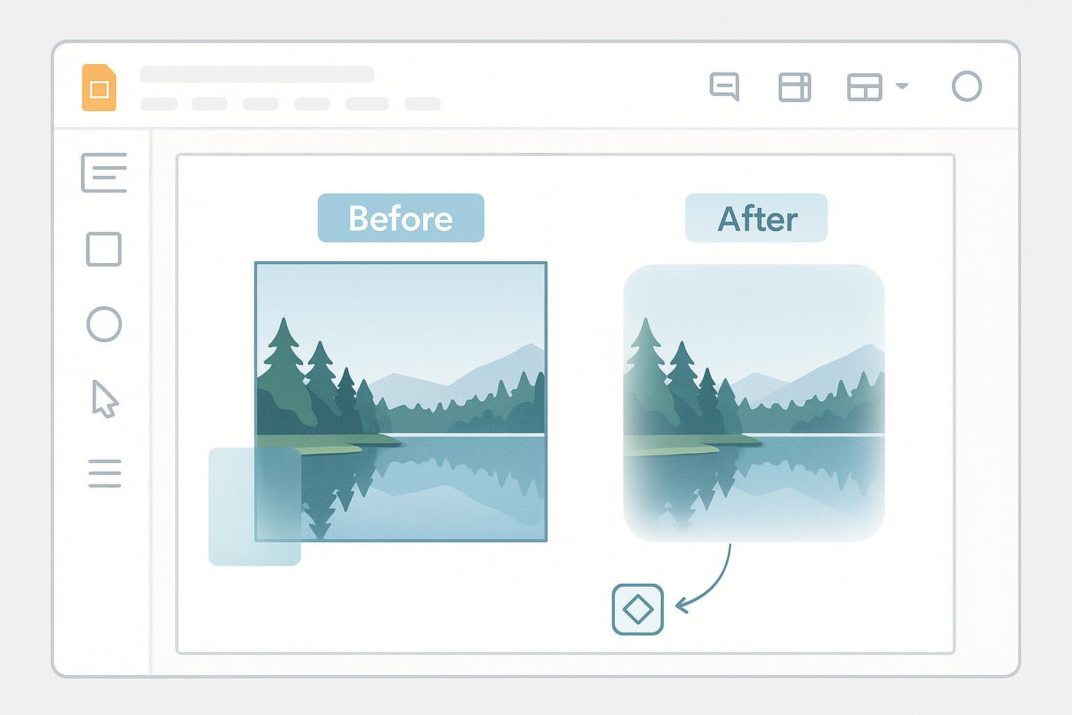 How to Create Blurred (Soft) Edges in Google Slides: Easy Workarounds