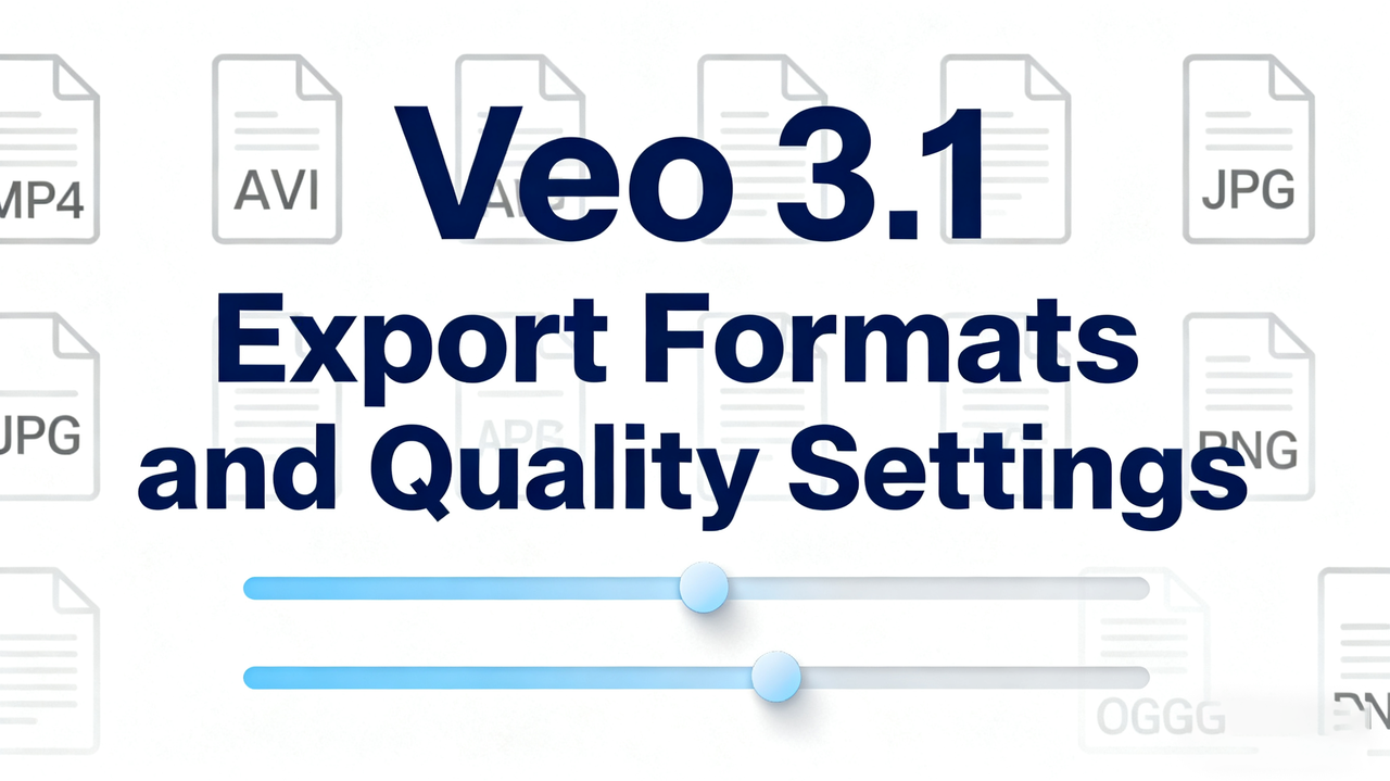 Veo 3.1 Export Formats and Quality Settings - Skywork ai