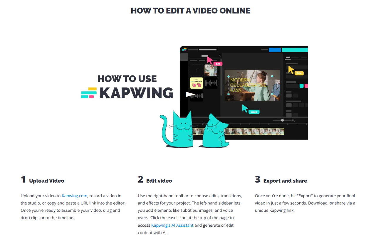Save Hours Editing Videos with Kapwing AI Video Studio: Full Workflow ...