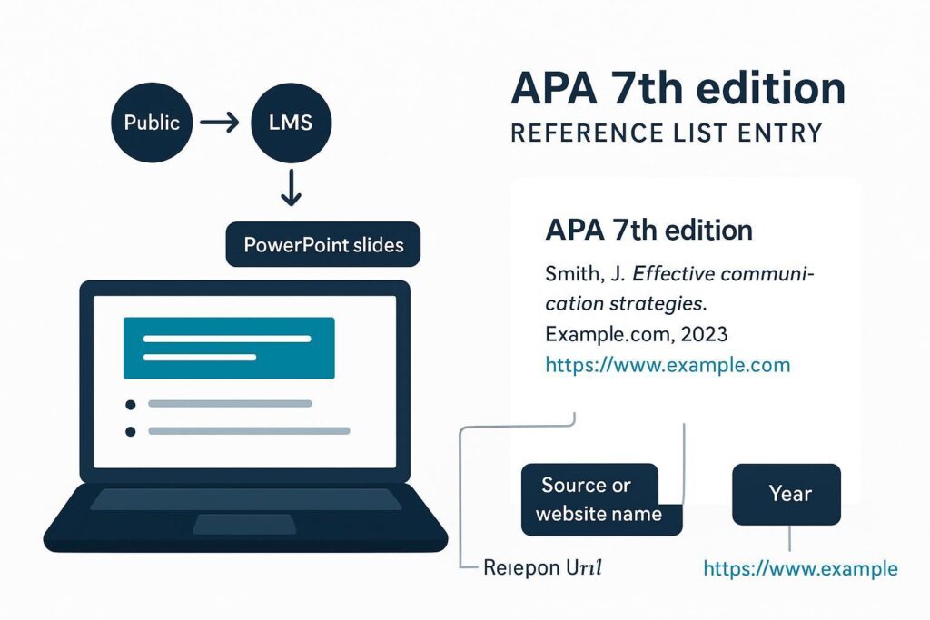 How to Reference a PowerPoint in APA Style (APA 7th)