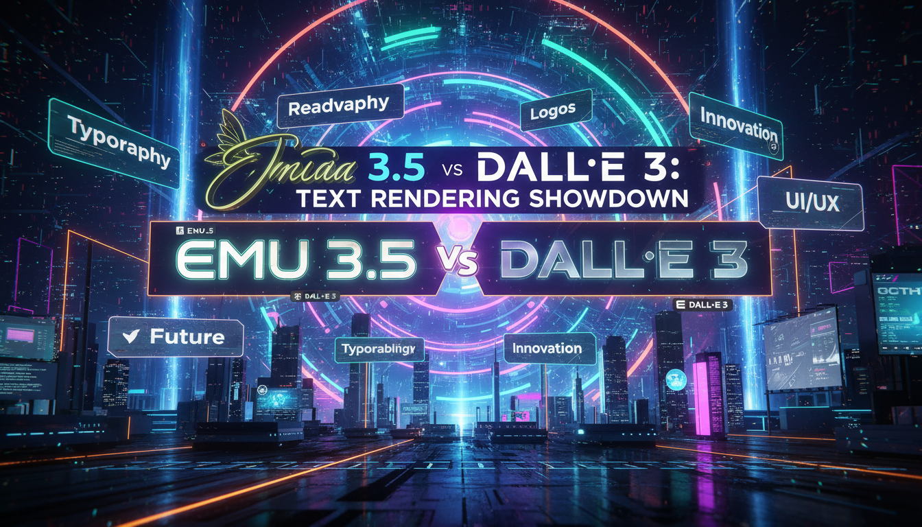 Emu 3.5 vs DALL-E 3: Which AI Generates Better Text in Images? - Skywork ai