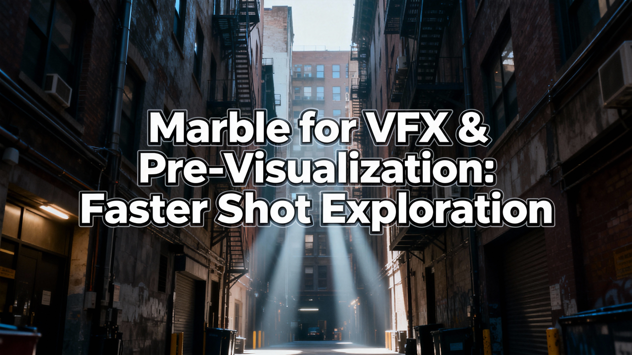 Marble for VFX & Pre-Visualization: Faster Shot Exploration - Skywork ai
